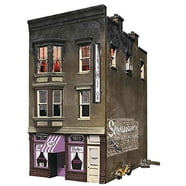 Life-Like Trains HO Scale Fire House Building Set, Model Railroad ...
