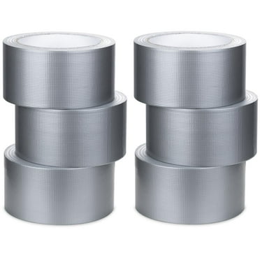 2 Pack Duct Tape Heavy Duty Waterproof Black Duct Tape, Strong Adhesive ...