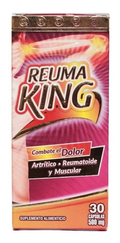 Artri Reuma King Capsulas 30 Caps Dolor Artritico Reumatoide Reuma King ...