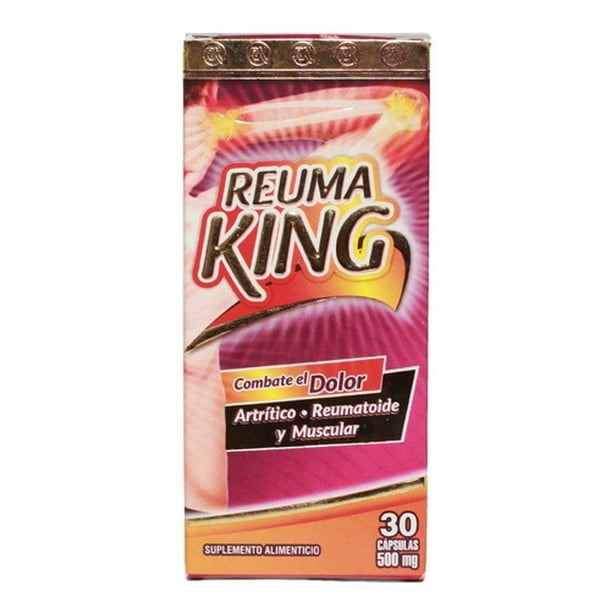 Artri Reuma King Capsulas 30 Caps Dolor Artritico Reumatoide Reuma King ...