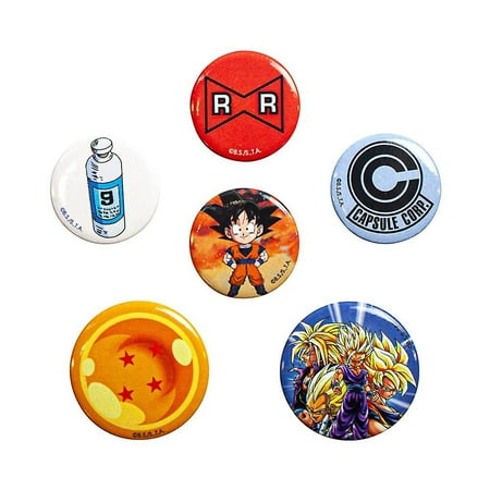 Dragon Ball Z, 6x Pins | Walmart Canada
