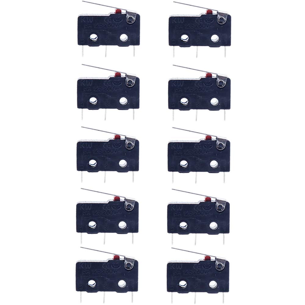 Treedix 10pcs Limit Switch 1NO 1NC Normally Open Close Limit Switch ...