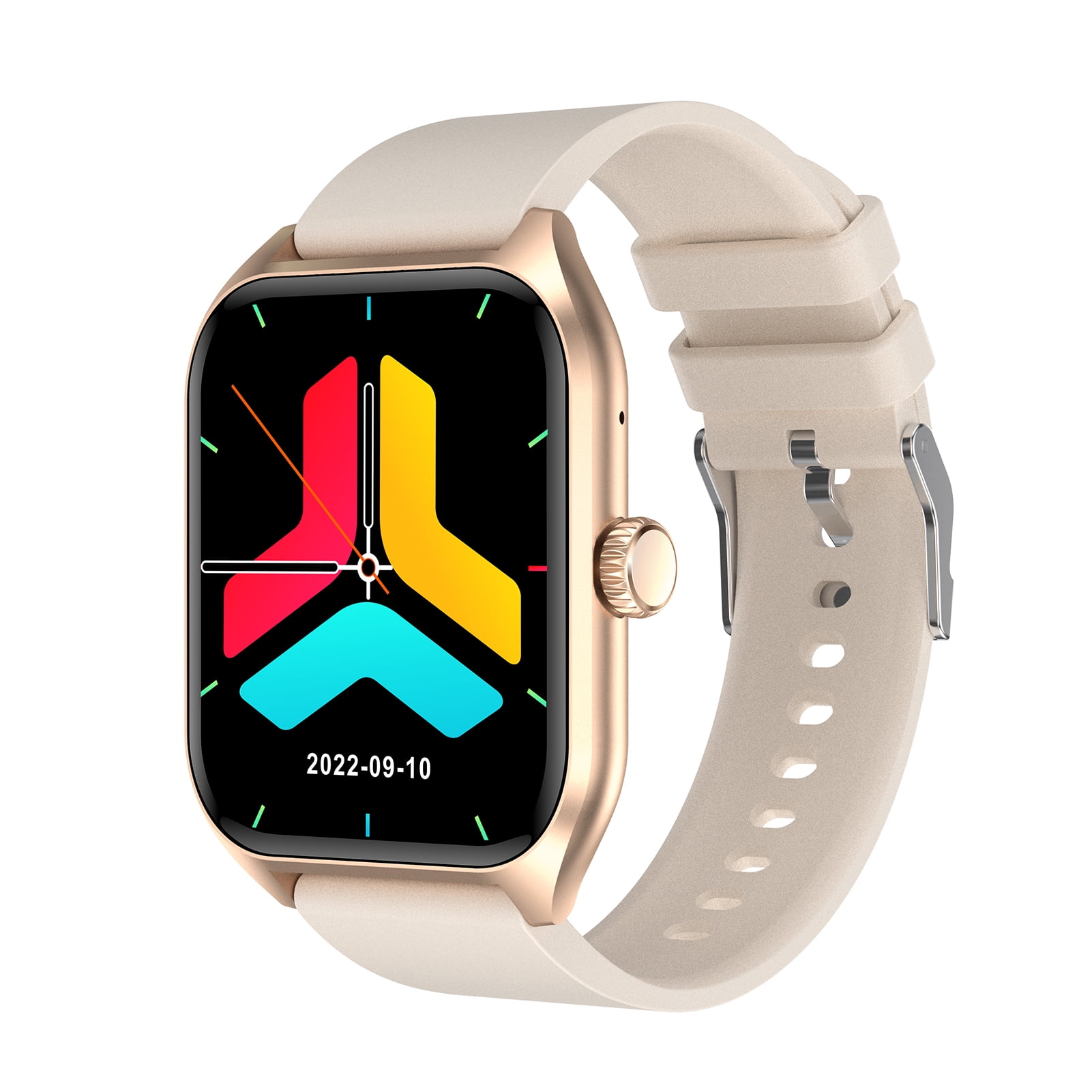 Click here for Unbranded Beige Smart Fitness Watch With 1.96 Hd D... prices