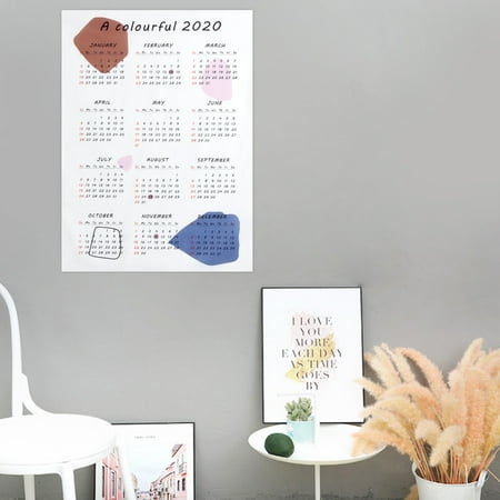 27.6x19.7in Decorative Calendar, Calendar Decoration, For Background ...