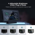 YAHHU Color Screen Smart Weather Station, Indoor Outdoor Digital ...