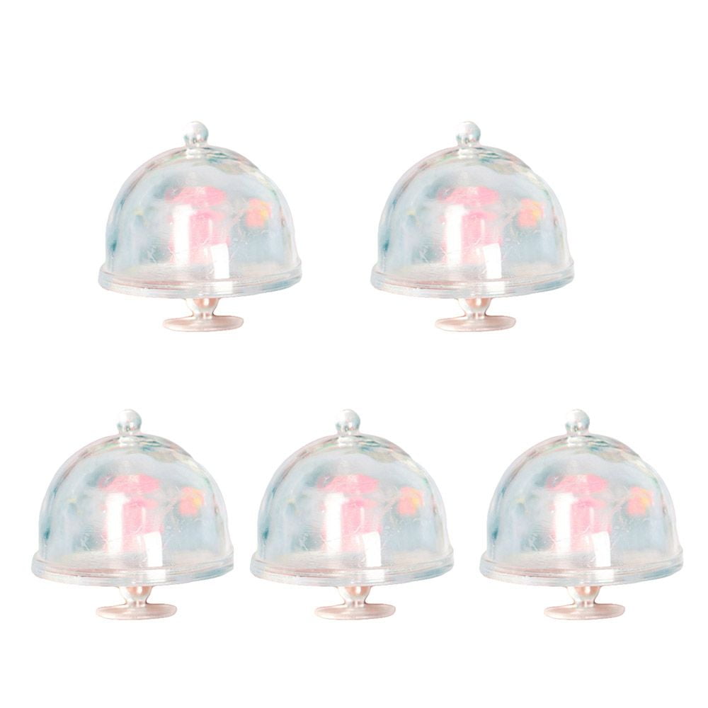 5pcs 3D Doll Kitchen Toys DIY Handcrafts Doll Accessories Fruit Tray ...