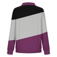 Business Casual Jackets for Women Open Front Color Block Shirt Jackets ...