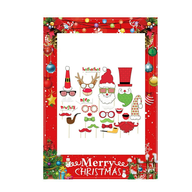 Snowman Photo Booth Props