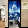 Galaxy Outer Space Door Curtains Universe Starry Sky Psychedelic ...