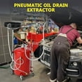 Waste Oil Drain Tank, Pneumatic Oil Drain Extractor & Collector, 20 ...