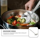Frying Spoon Kitchen Utensil Stainless Steel Metal Cooking Ladle ...