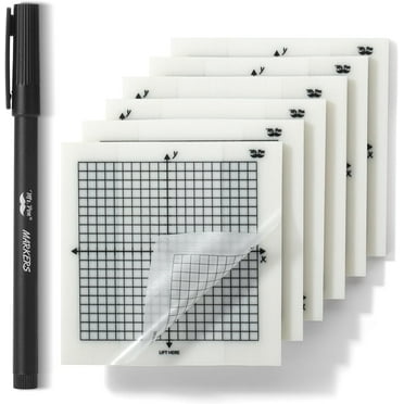 Mr. Pen- Graph Paper Sticky Notes, 6 Pads, 3x3 Inch, Bright Colors ...
