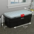 ActionPacker️ 48 Gal Lockable Plastic Storage Bin, Industrial, Rugged ...
