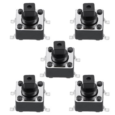 3x6x3.5mm Momentary Tact Tactile Push Button Switch Surface Mounted Devices SMT PCB 2 Pin 50Pcs ...