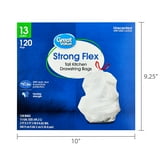 Great Value 13 Gallon Strong Flex Tall Kitchen Drawstring Bags, 120 ...
