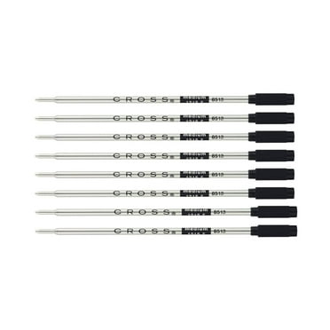 Refill For Waterman Roller Ball Pens, Fine Point, Black Ink - Walmart.com