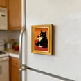 AOOOWER Artistic Refrigerator Magnets Cats Art Print Painting Strong ...