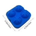 Ice Ball Mold Golf Shape Ice Cube Tray Slow Melting Sphere Ice Maker ...