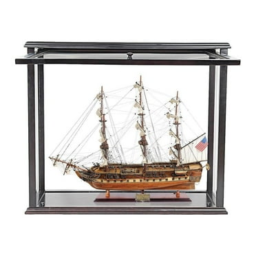 Black Pearl Pirate Ship Large With Floor Display Case - Walmart.com