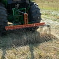 Titan Attachments Pine Straw Needle Rake Tractor Attachment, 4 FT, Heat ...