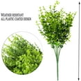 Artificial Shrubs, Viworld Plastic Plants Eucalyptus Grass Fake Shrub ...