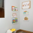 Wallniture Denver 17" Narrow Wall Shelves for Kids Room Floating ...
