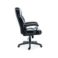 Staples Mcallum Black Bonded Leather Office Manager's Chair with Swivel ...