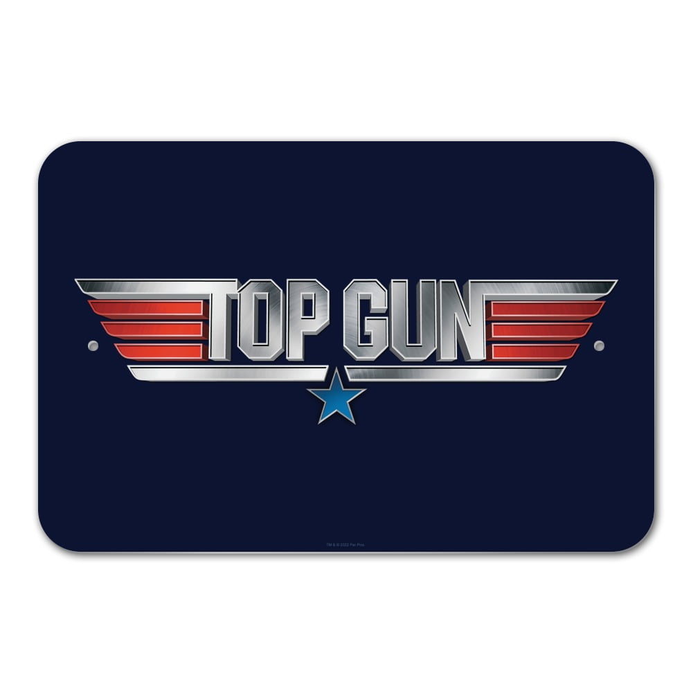 Top Gun Rendered Logo Home Business Office Sign - Walmart.com