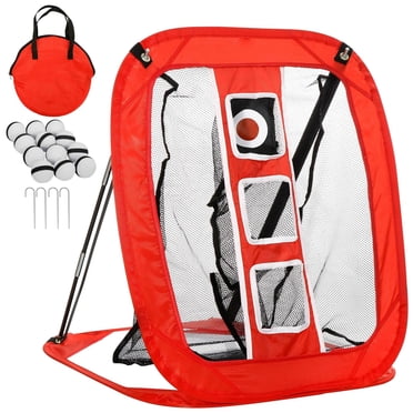 ZENSTYLE Chipping Pop Up Golf Net Practice Swing Game with 12 Foam ...