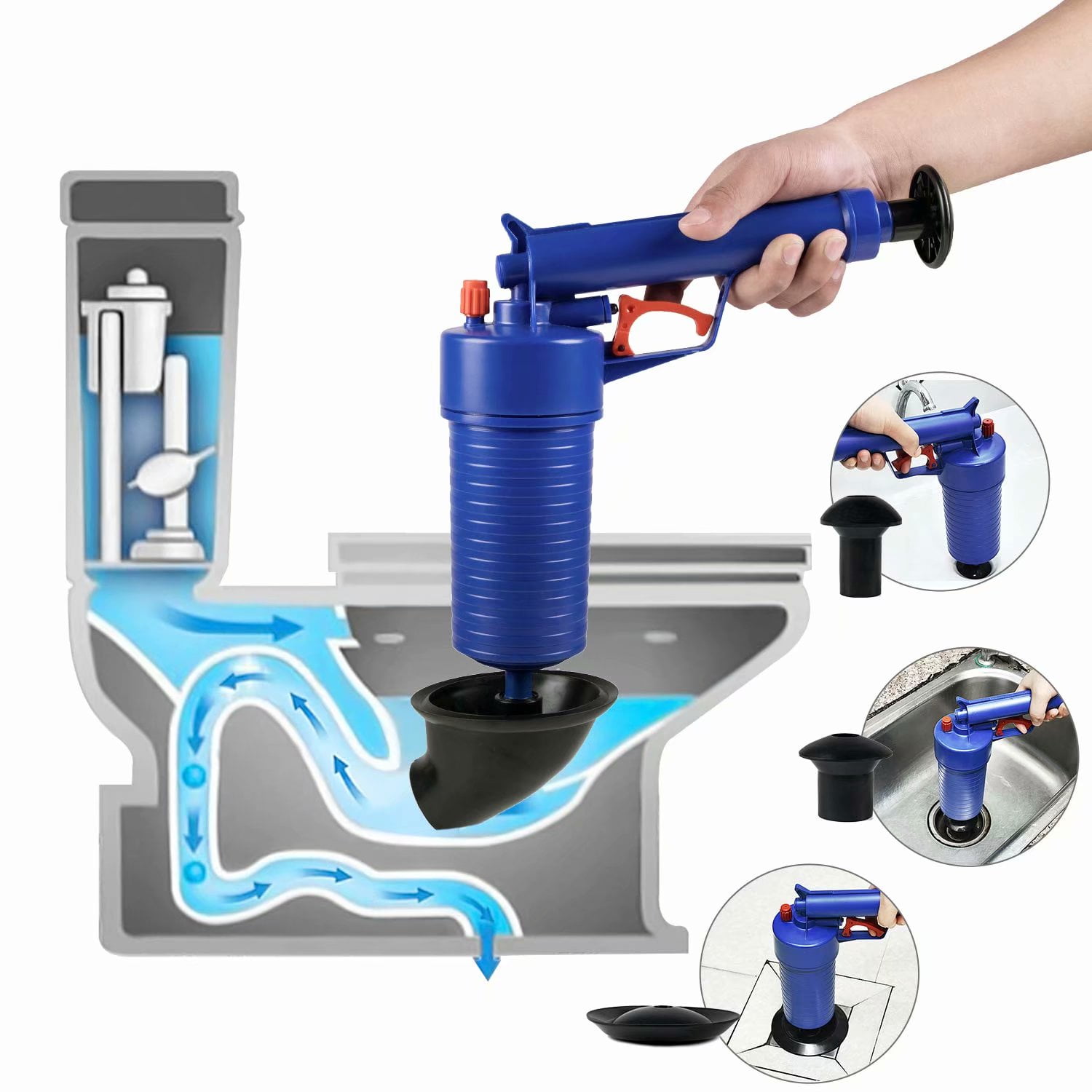 Click here for Damaie Air Drain Blaster  Sink Plunger  Air Power... prices