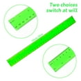 Chainplus 12 inch Transparent Plastic Rulers, Metric & English MM, 7 ...