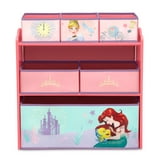 Disney Princess 6 Bin Design and Store Toy Organizer by Delta Children ...