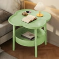 2 Tier Side Table With Removable Tray, Four - Leaf Clover Design, Small ...