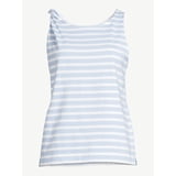 Free Assembly Women's Twist Shoulder Tank Top - Walmart.com