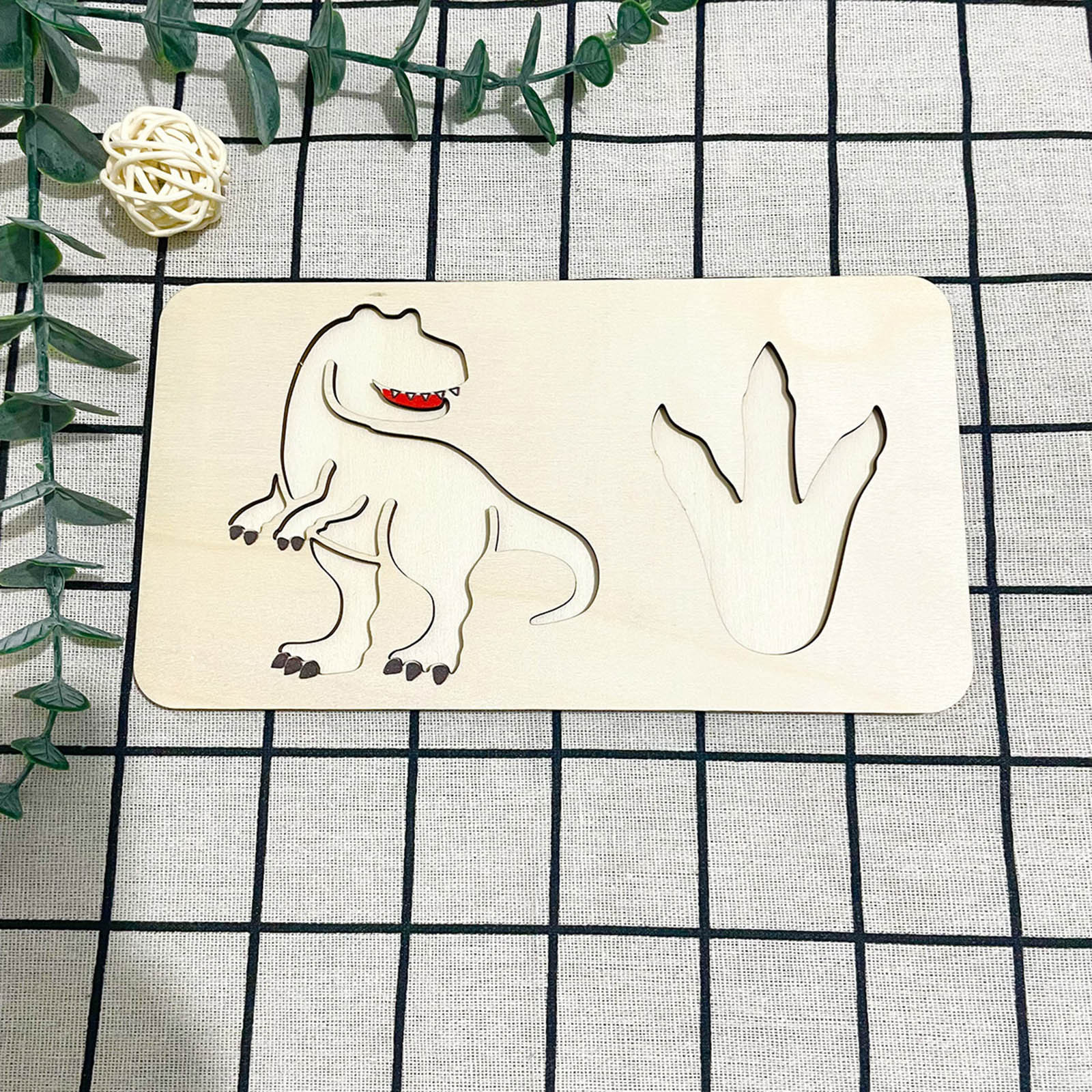 Wooden Animal Filling Board Wooden Montessori Toys For 3 4 5 Year Old ...