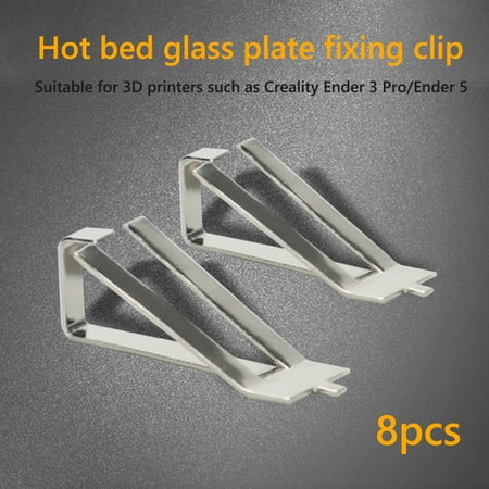 Jinveno Glass Heatbed Clip 3D Printer Platform Retainer Clamp for ...