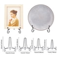 4 Pcs 4 Styles Iron Display Stand Easel Plate Display Photo Holder ...