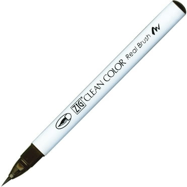 Kuretake Zig Clean Color Real Brush Marker, Light Brown - Walmart.com