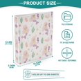 3 Ring Binder with Flattened Metal Clip 1.5
