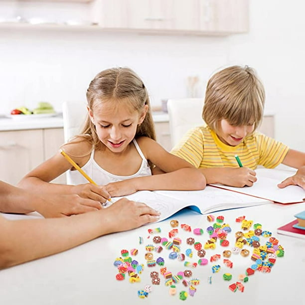 200 Pieces Eraser Students School Irregular Home Table Party Decoration ...
