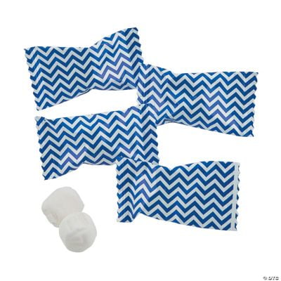 Blue Chevron Buttermints, Individually Wrapped, 108 Pieces - Walmart.com