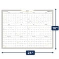 AT-A-GLANCE 2024 Office Planner, WallMates Self-Adhesive Dry-Erase ...