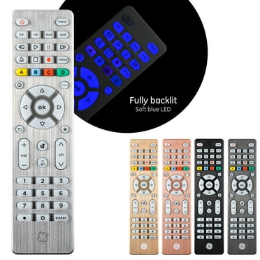 GE Universal Remote, 4-Device, Black, 12405 - Walmart.com