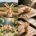 1500 Pcs Wooden Craft Sticks Set, MultiSize, Multi Purpose, Ice Cream ...