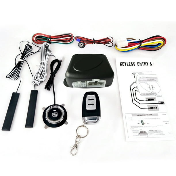 Amdohai Car SUV Switch Keyless Entry Engine Start Alarm System with One ...