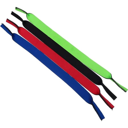 4 Pairs of Eyeglass Straps Eyewear Retainers Sports Anti Slip Elastic ...