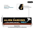 Alien Parking Only Metal Sign 4x16 Inch Aluminum Wall Art Decorative ...