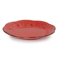 Elama Rustic Birch 16 Piece Stoneware Dinnerware Set in Red - Walmart.com