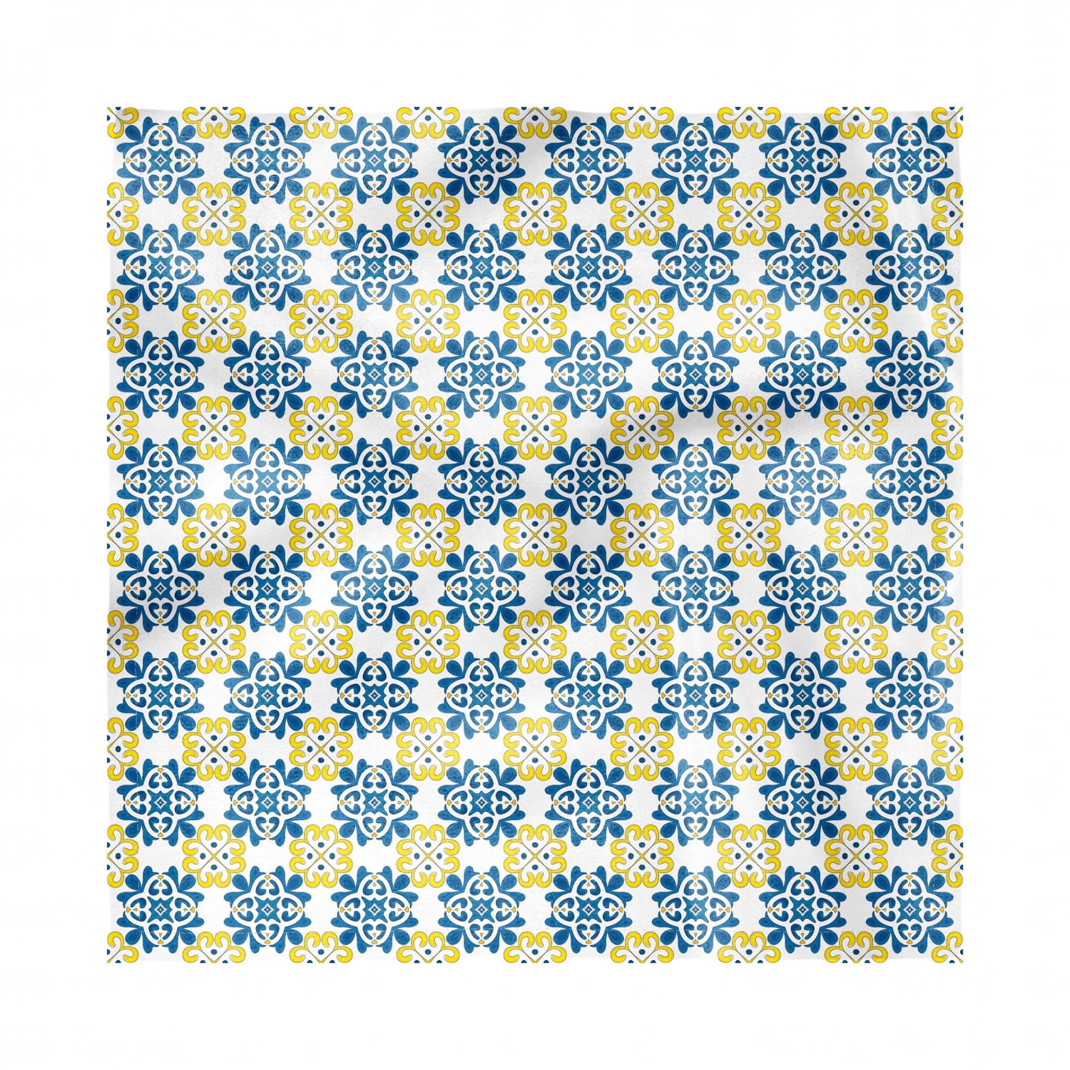 Spanish Decorative Satin Napkins Set of 4, Traditional Portuguese Tiles ...