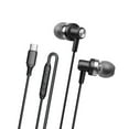 Type C Corded Earbuds Earphones Enhances Sound Featuring Metal Sound ...